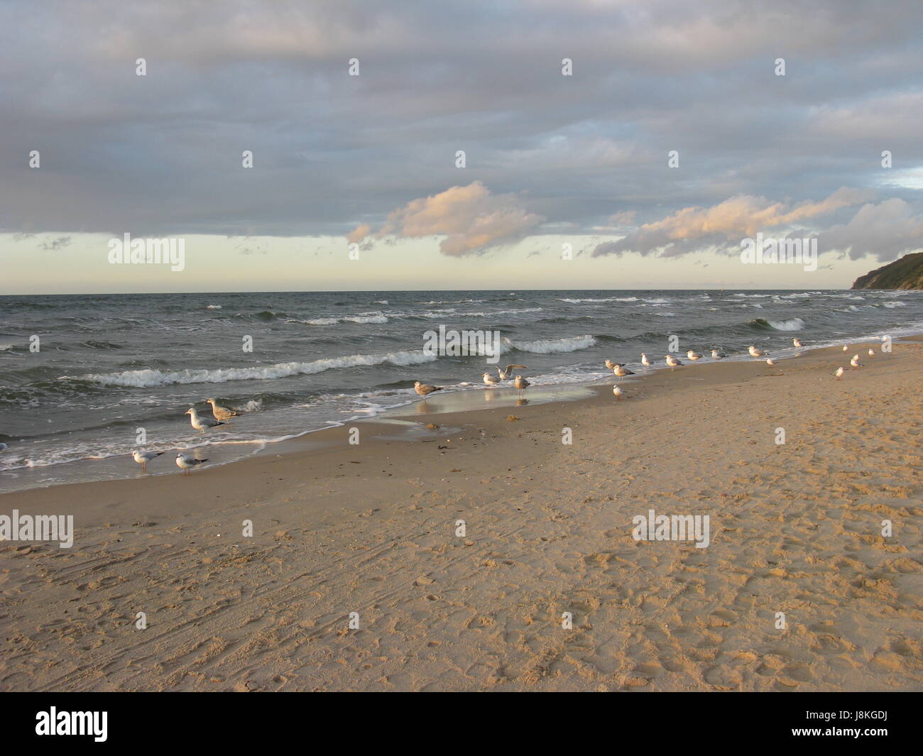 fall time on the beach Stock Photo - Alamy