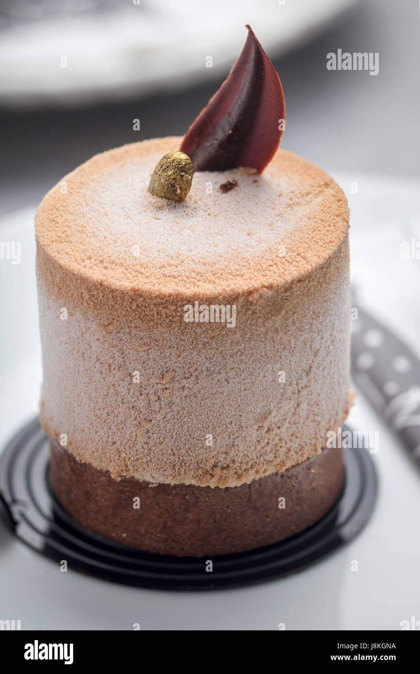 Cute Mousse Cake Stock Photo - Alamy