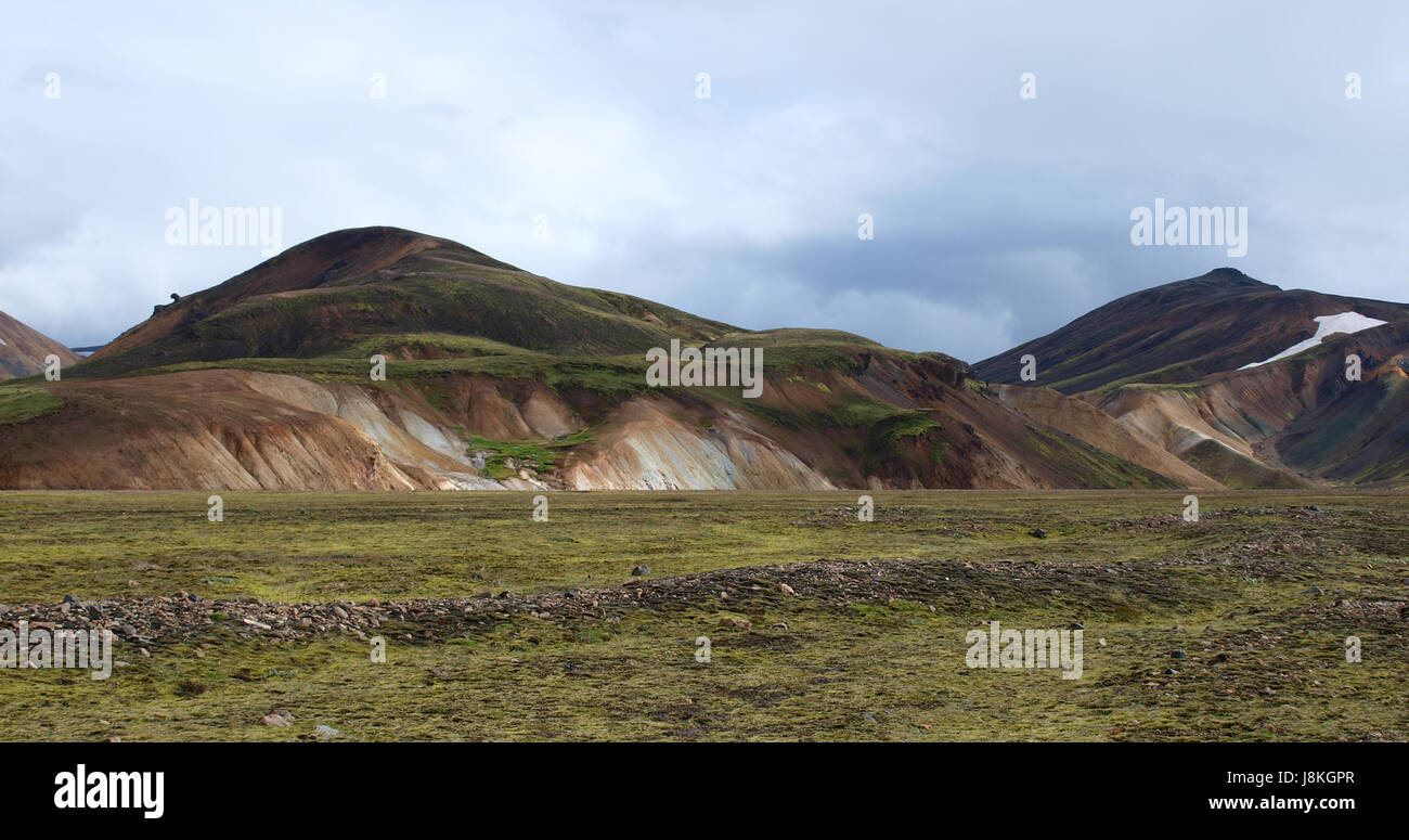 colour, hill, hike, go hiking, ramble, iceland, color, colour, hill ...