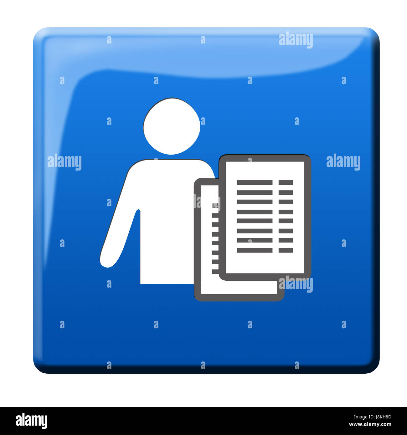 personal area - icon Stock Photo - Alamy