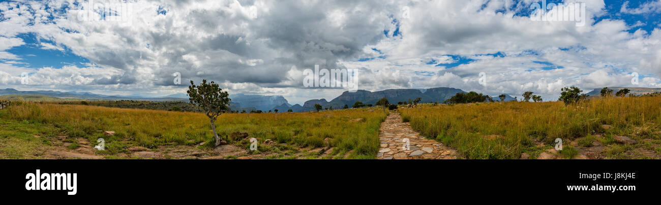 Panorama View of the Blyde River Canyon, South Africa Stock Photo - Alamy