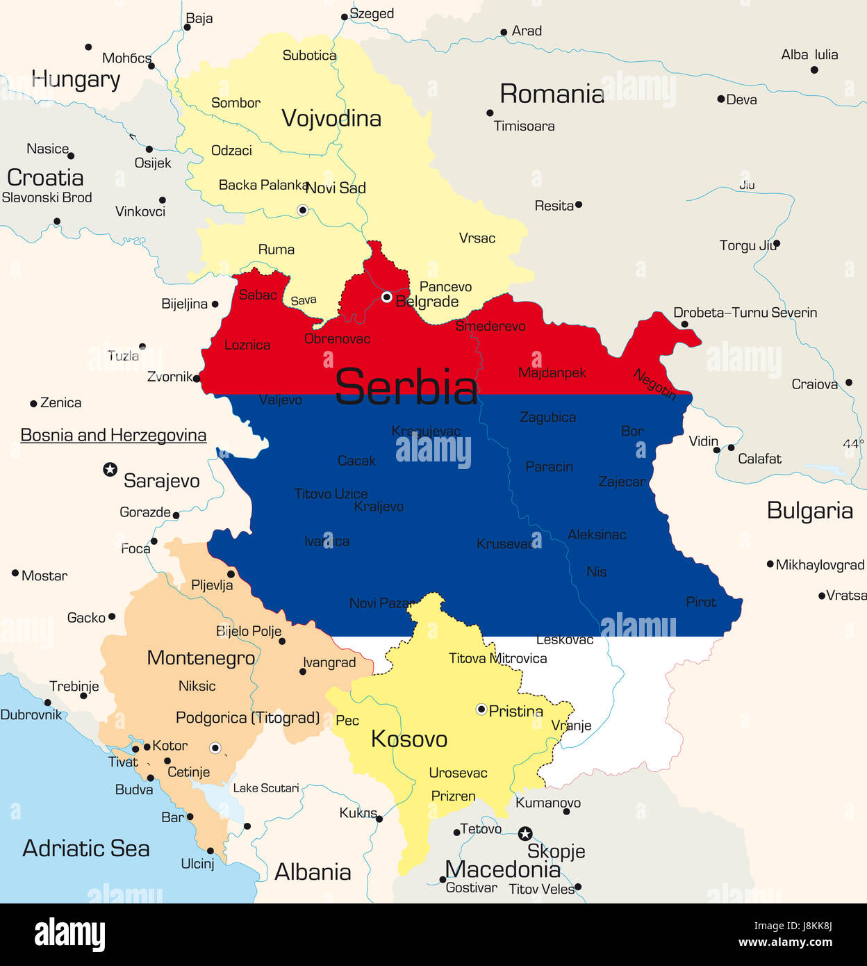 Old belgrade map hi-res stock photography and images - Alamy