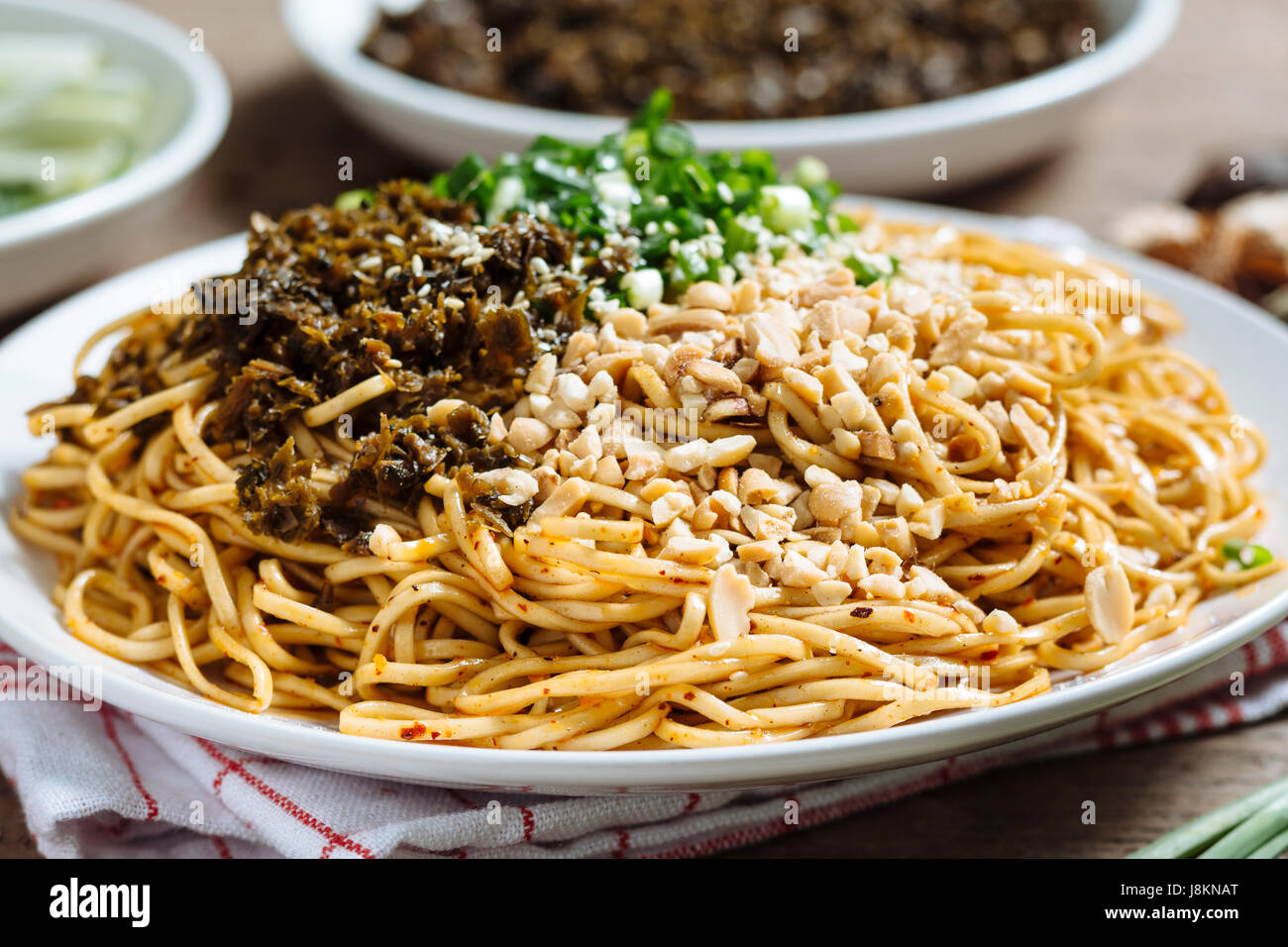 Traditional Chinese Snack, Yibin Burning Noodle Stock Photo - Alamy