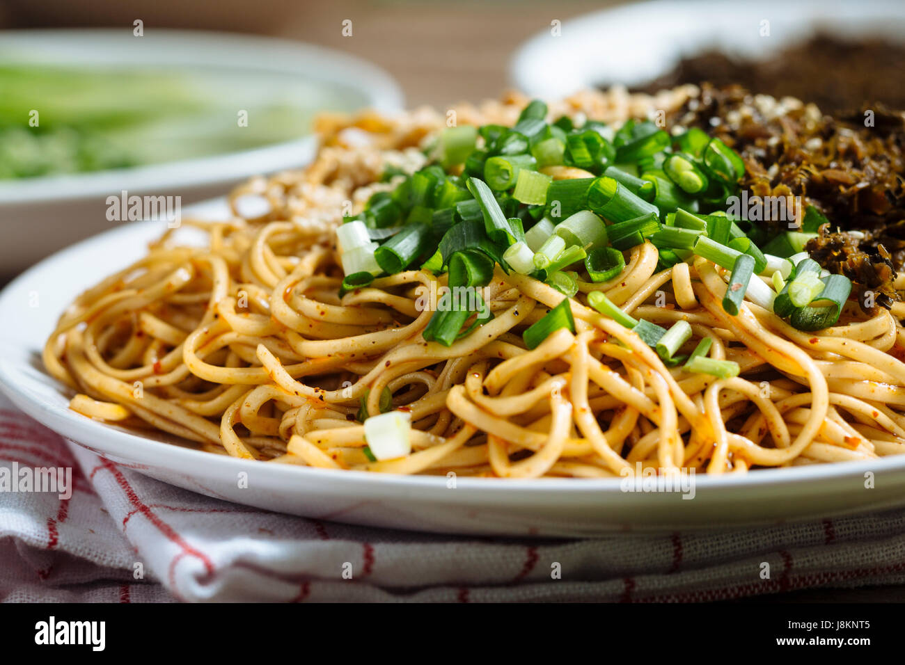 Traditional Chinese Snack, Yibin Burning Noodle Stock Photo - Alamy