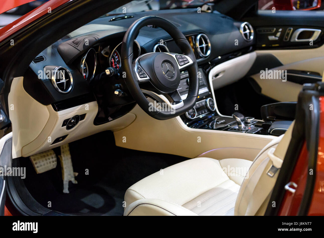 Interior design mercedes benz sl class hi-res stock photography and ...