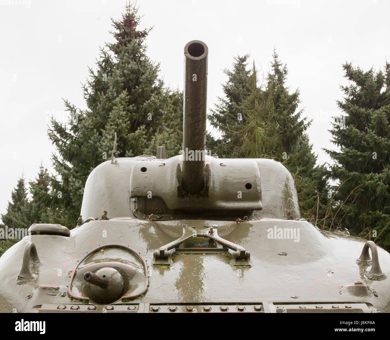 WW2 tank close-up, detail shot of an Allied vehicle Stock Photo - Alamy