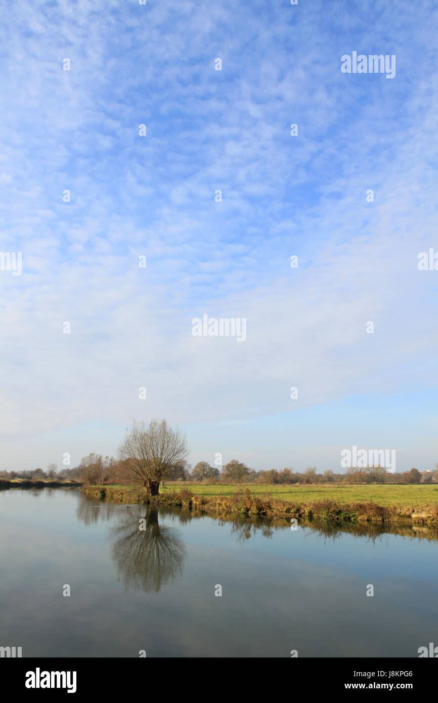 nature-sanctuary, westphalia, lip, river, water, fall, autumn, blue ...