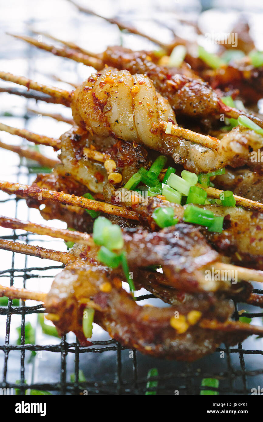 Delicious Chinese BBQ, Pork Tooth Piece Stock Photo - Alamy