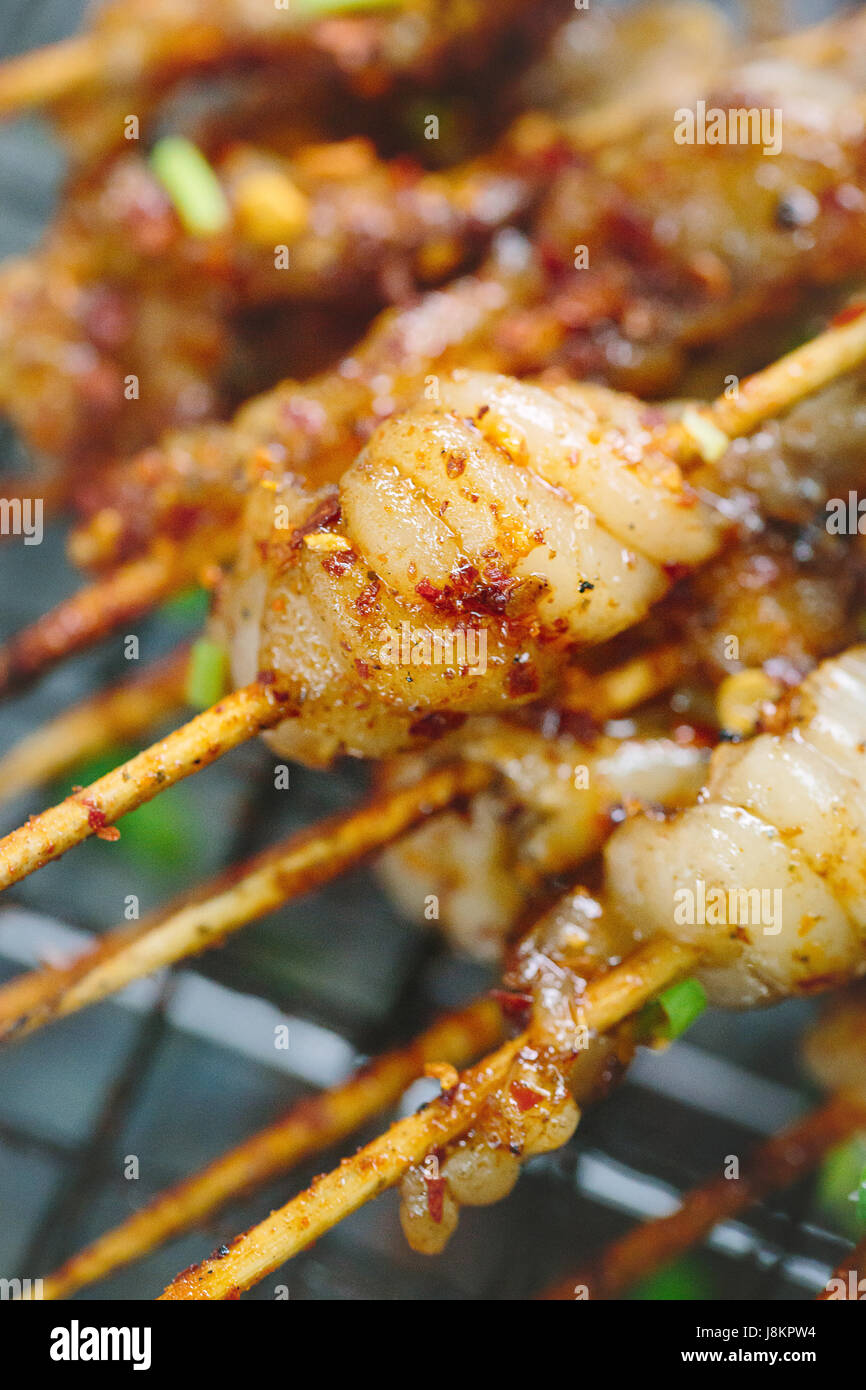 Delicious Chinese BBQ, Pork Tooth Piece Stock Photo - Alamy