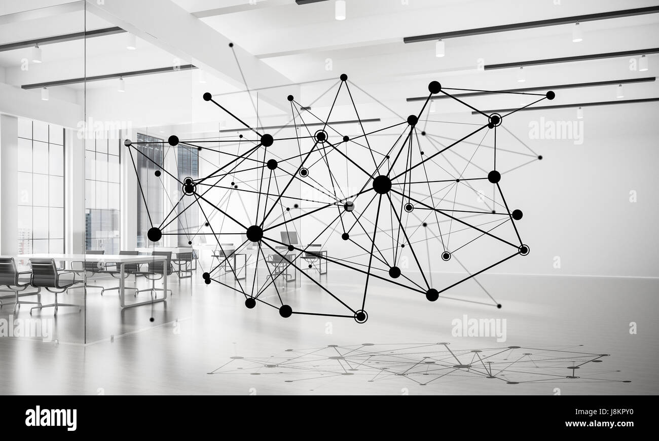Networking and wireless connection as concept for effective mode Stock ...