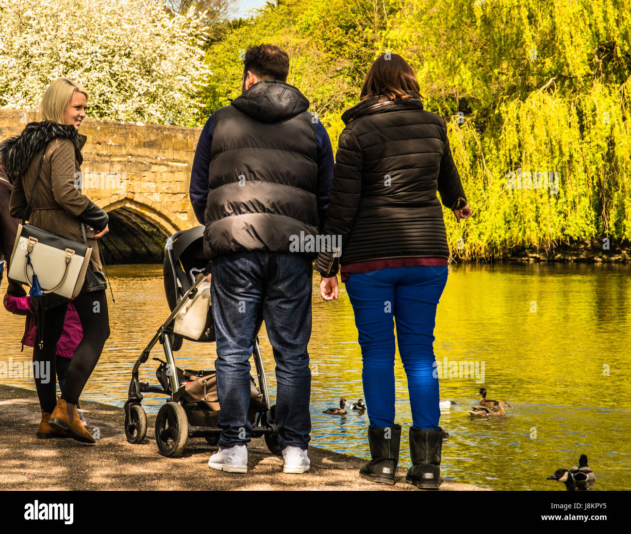 talking on the river Ray Boswell Stock Photo - Alamy