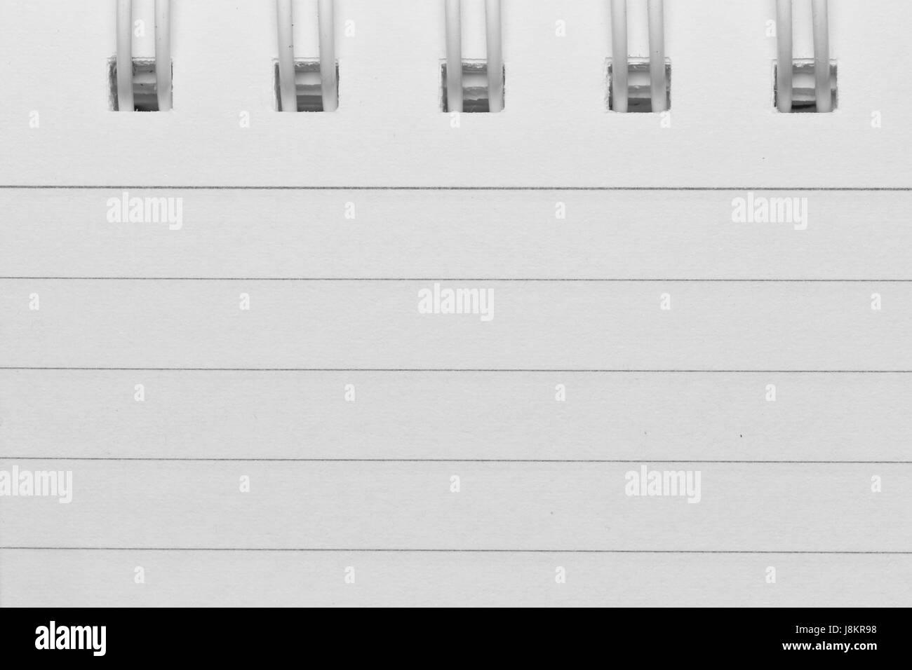 White paper stripe of notebook surface for the texture design backdrop ...