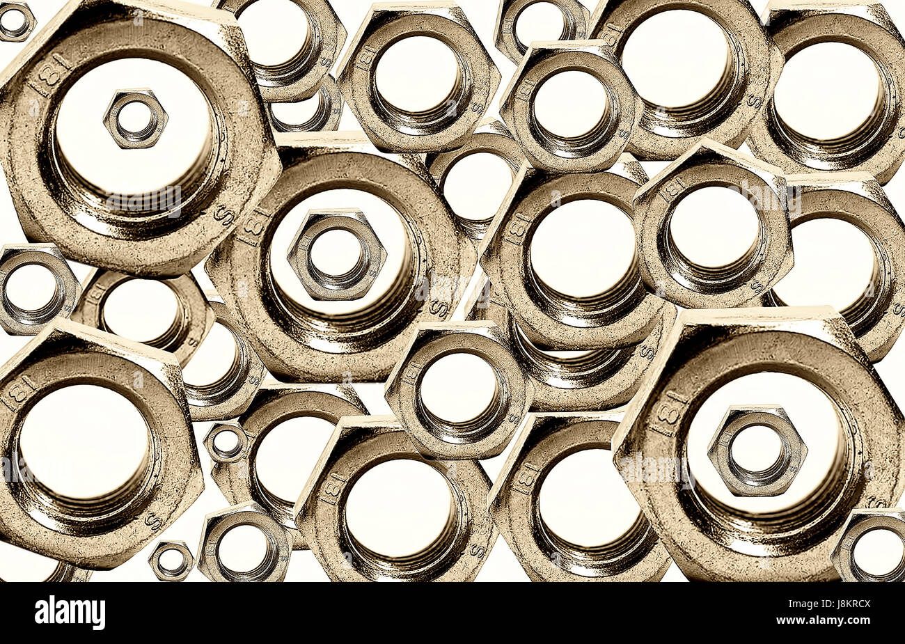 screw, metal, nut, mechanical, stainless, iron, thread, screw, metal ...