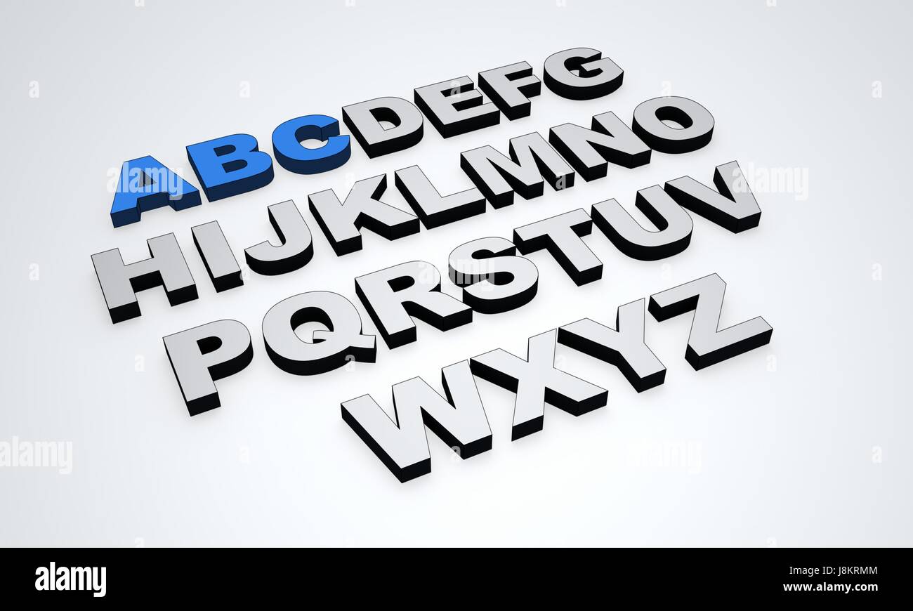 abc - blue gray Stock Photo - Alamy
