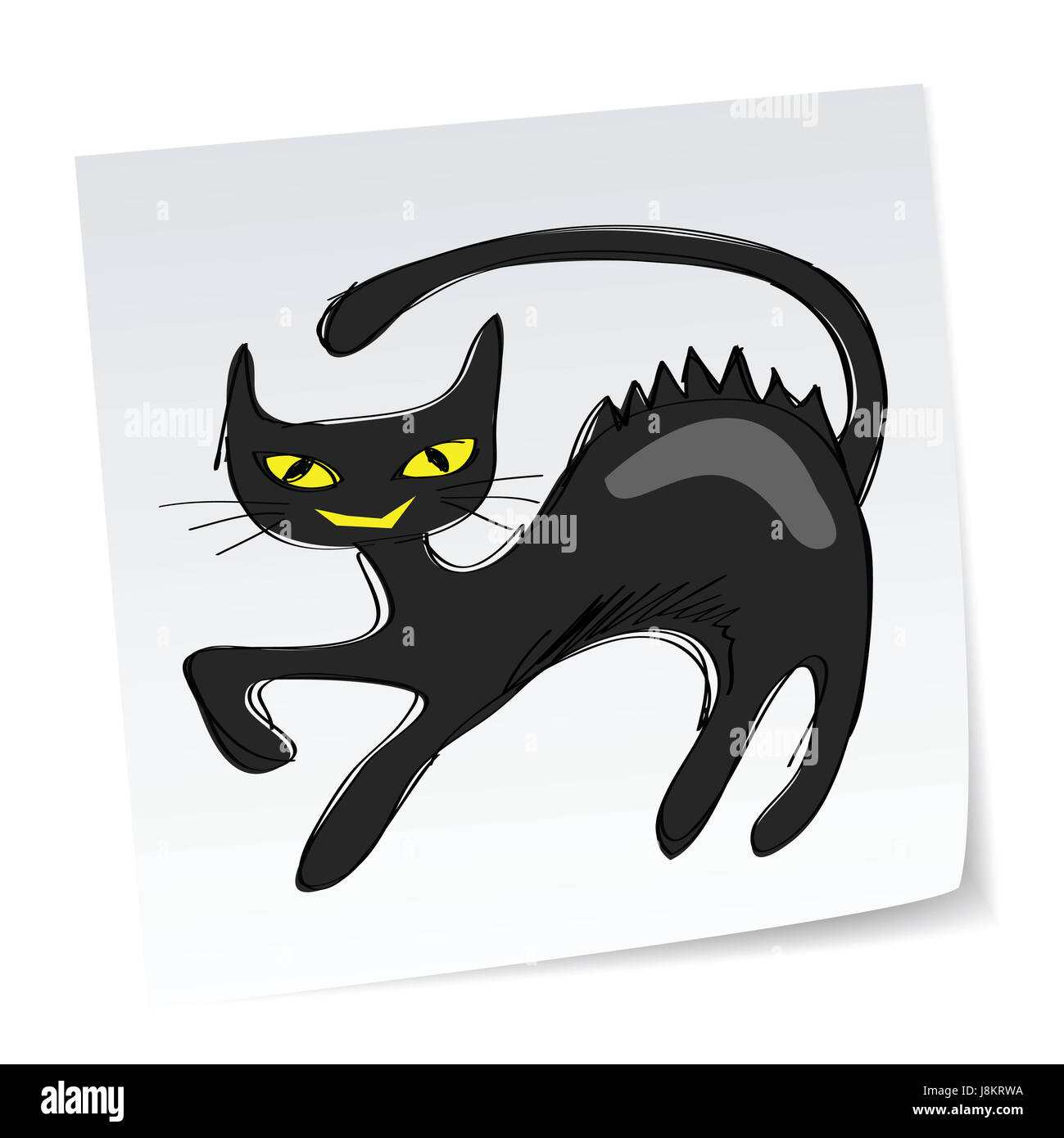 Cartoon Evil Black Cats