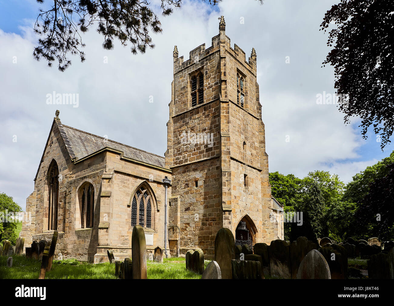 All Saints Church, Hutton Rudby, North Yorkshire Stock Photo - Alamy
