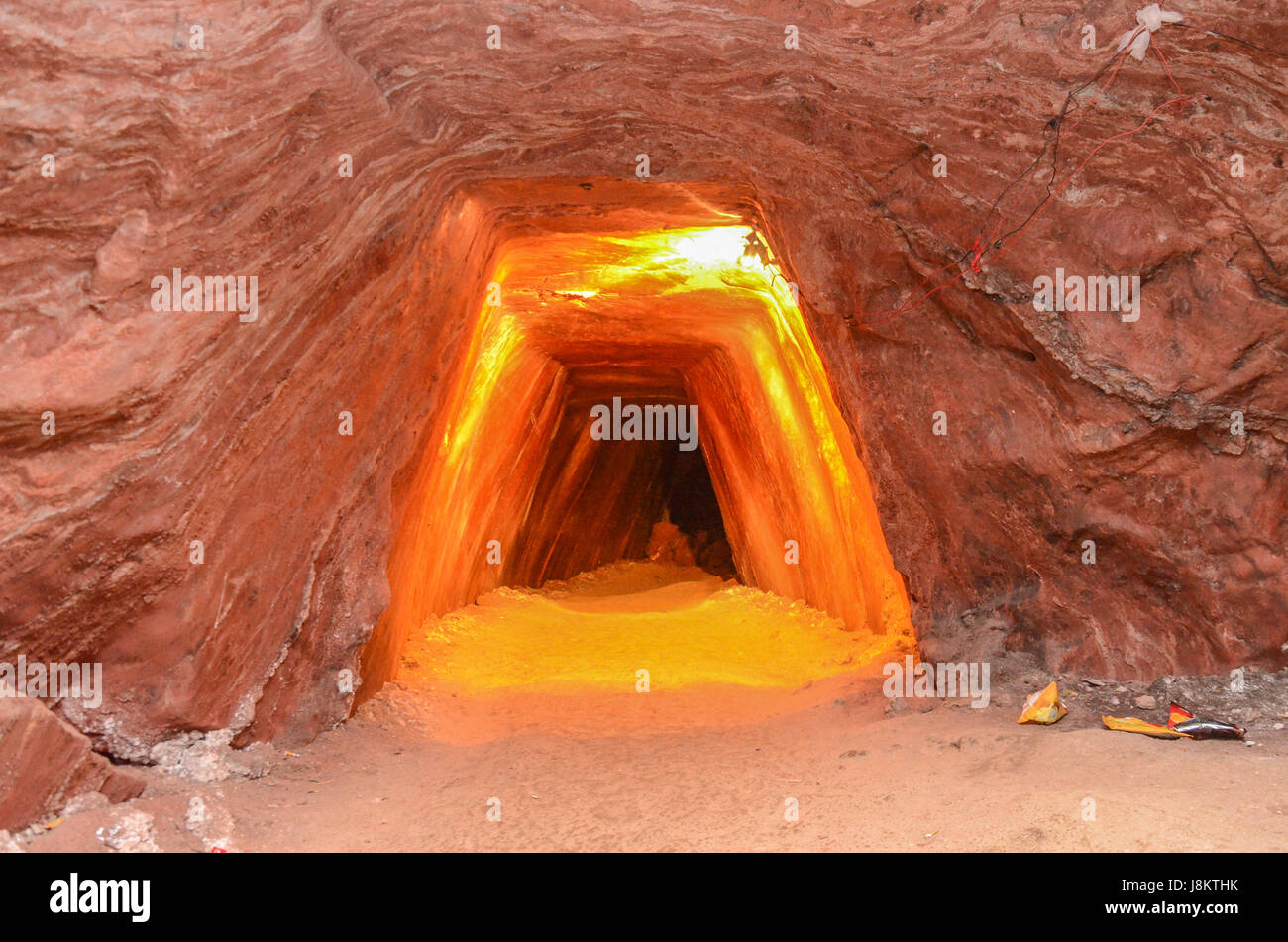 Interior of Khewra Salt Mine, Khewra, Punjab, Pakistan Stock Photo - Alamy