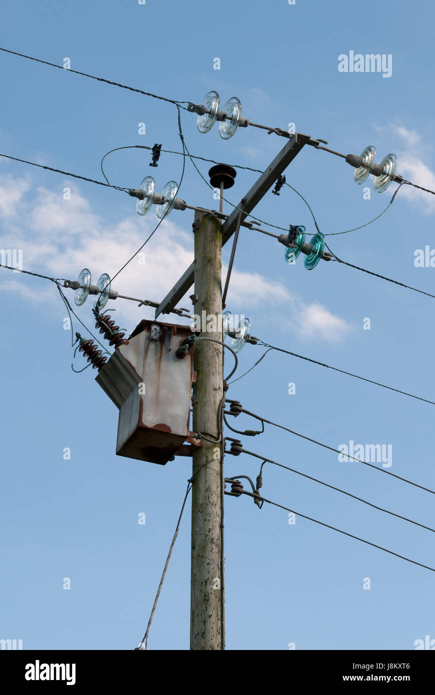 wood, energy, power, electricity, electric power, wire, contact, cornwall Stock Photo - Alamy