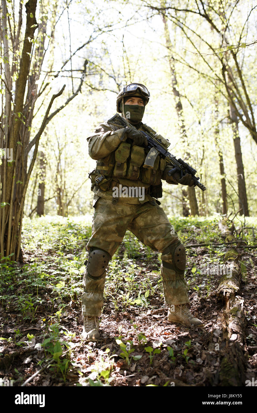 Military man in full growth Stock Photo - Alamy Military man in full growth Stock Photo - Alamy