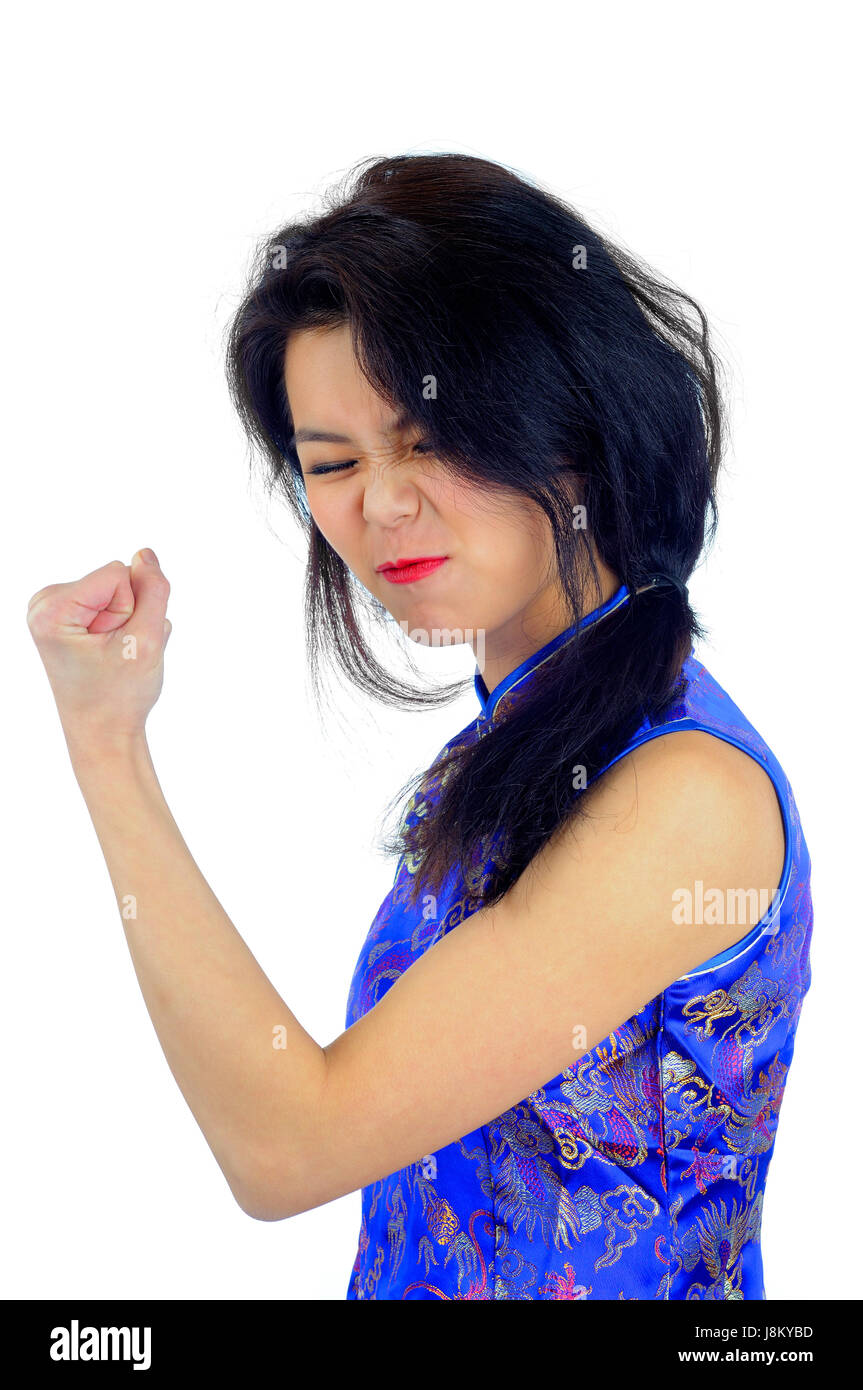 muscles, traditional, chinese, expression, asian, girl, girls, woman ...