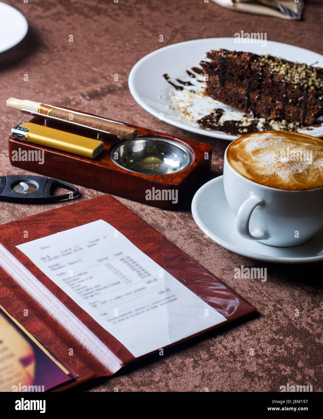 cigar, cafe, restaurant, cup, blue, note, memo, tea, drink, drinking ...