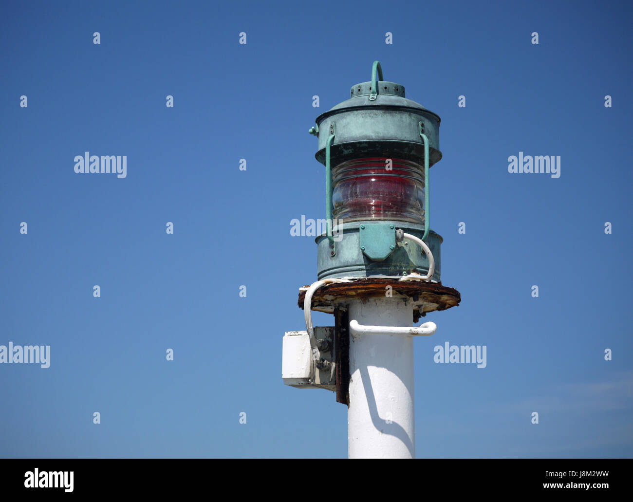 navigation, lantern, port entrance, beacon, blue, navigation, seafaring ...