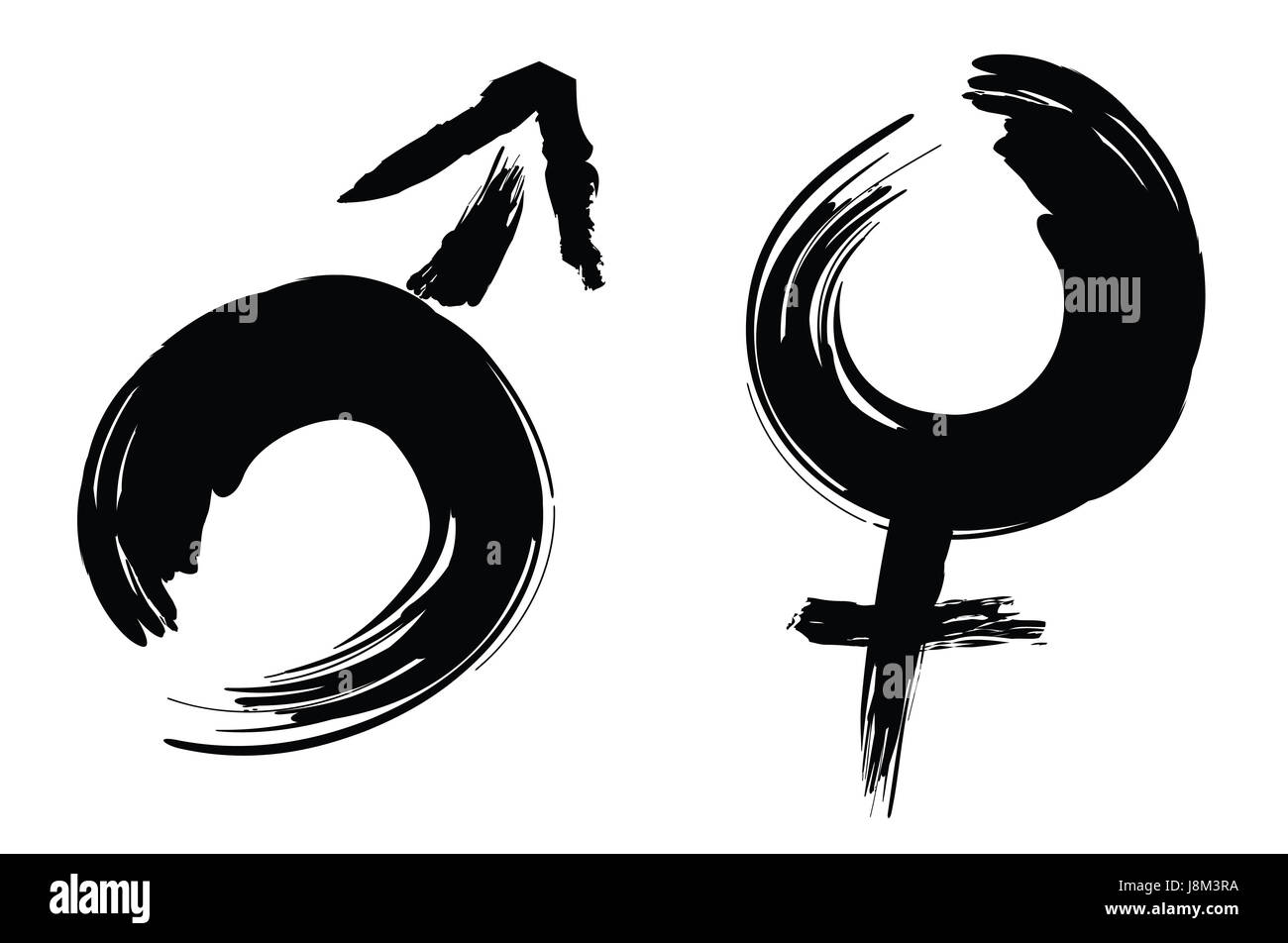 woman, female, male, masculine, toilet, brush, sign, toilets, brushed ...