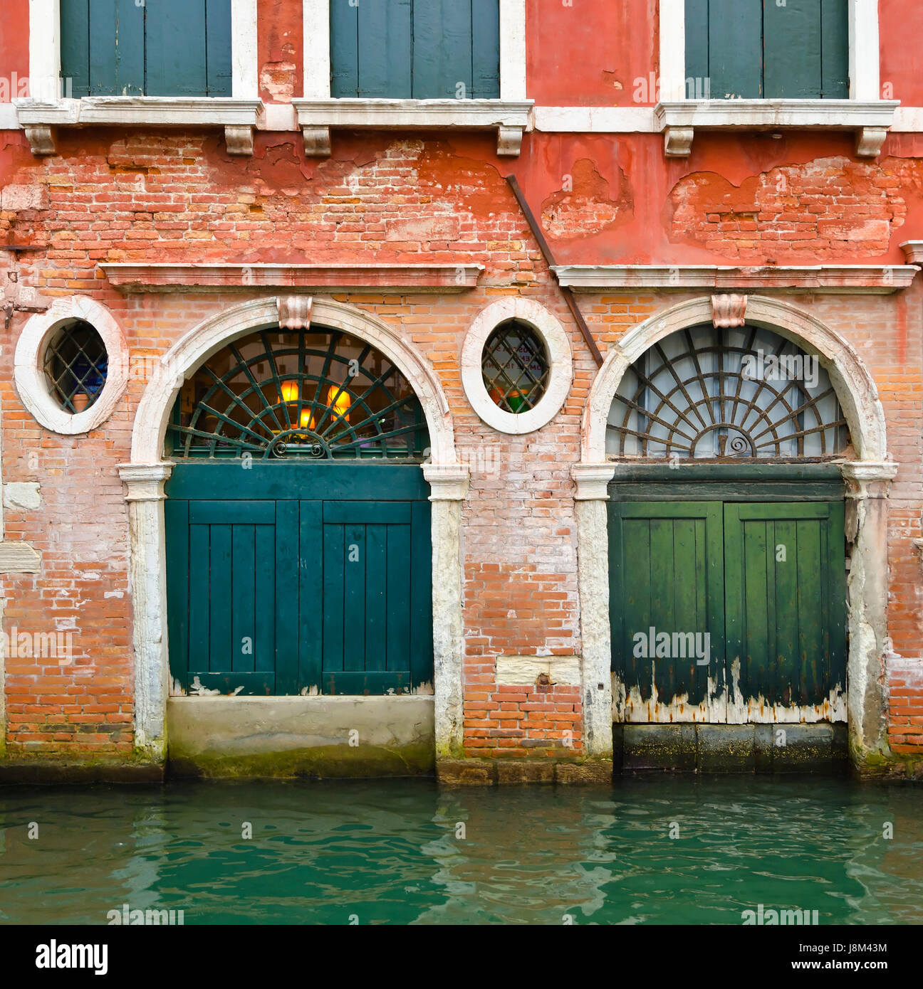 window, porthole, dormer window, pane, door, venice, facade, style of ...