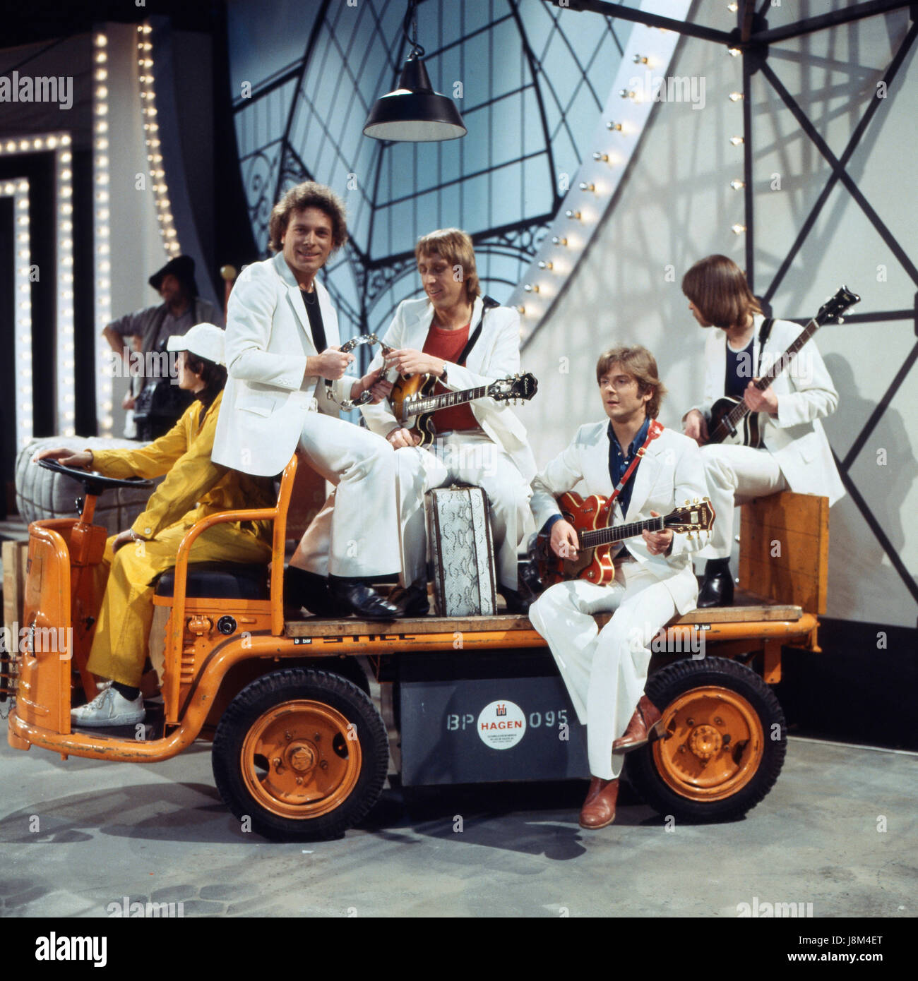 Deutsche Covergruppe "The Beatles Revival Band" bei einem Auftritt ...