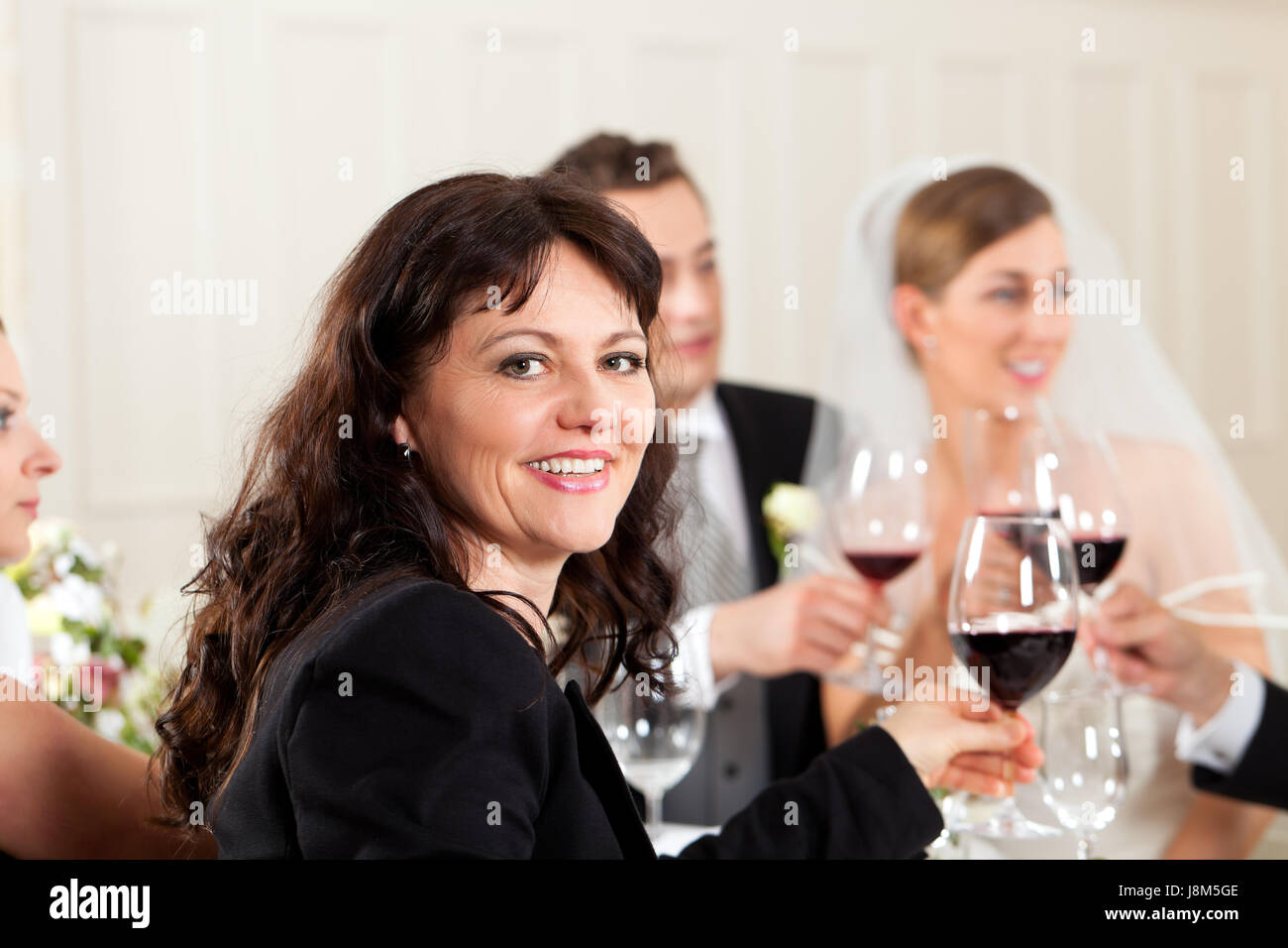 wedding party at the marriage Stock Photo - Alamy
