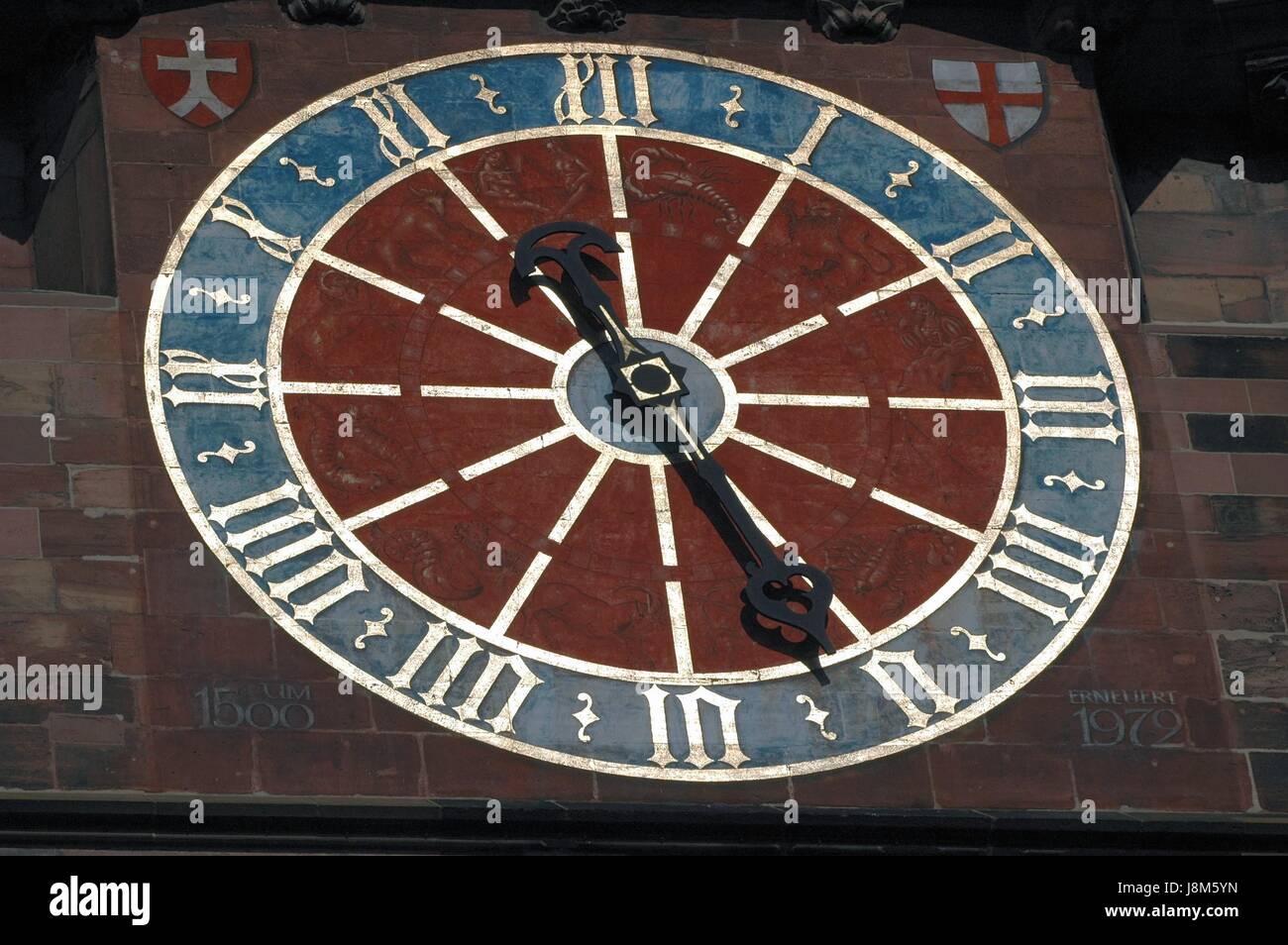 clock, astrology, cathedral, symbolism, freiburg, sign, signal ...