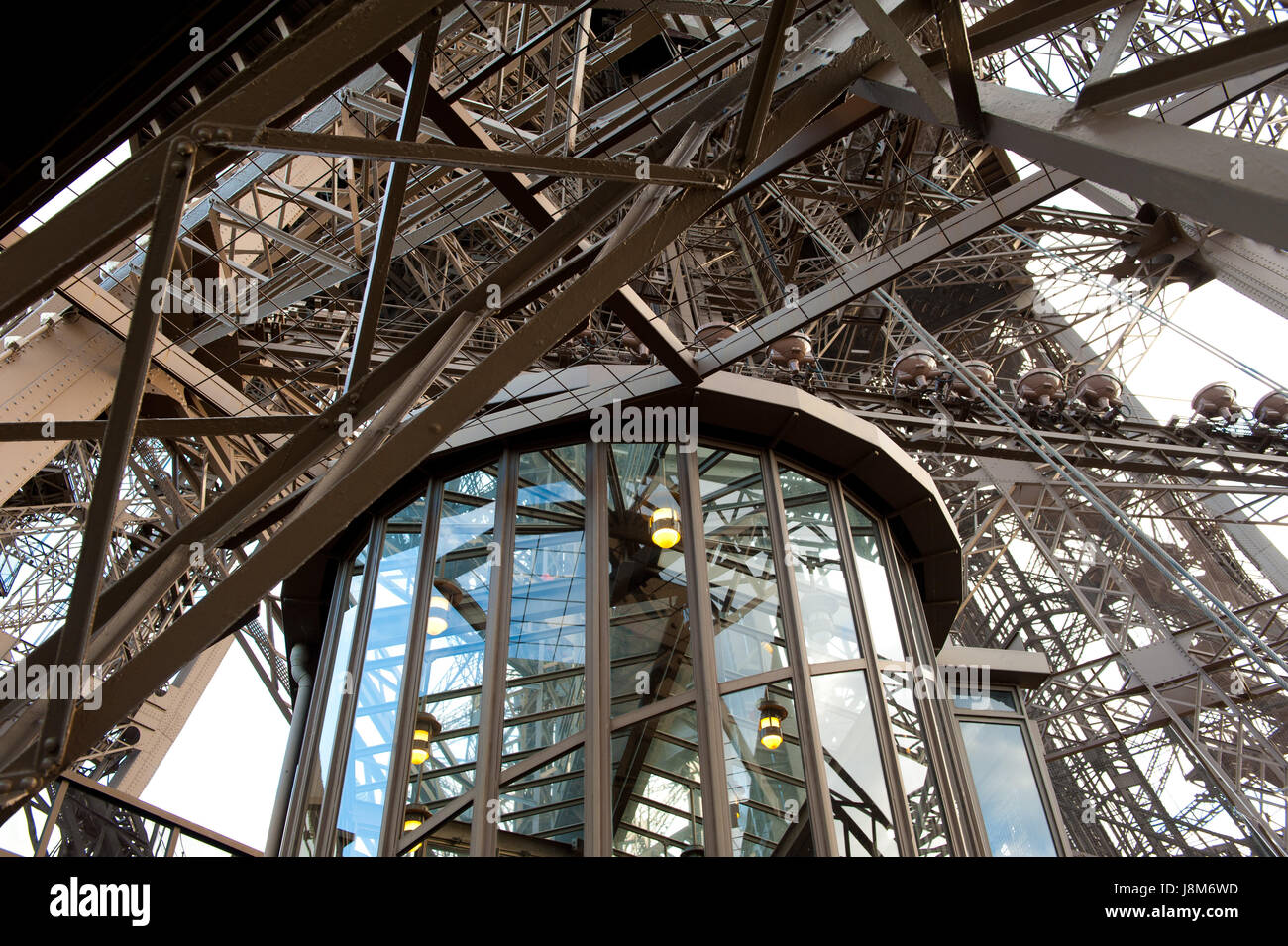 tower, europe, paris, france, blue, tower, detail, monument, closeup ...