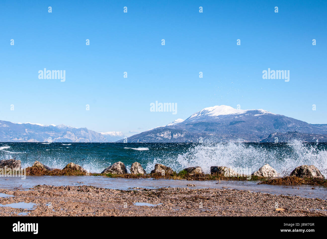 Windy day lake garda High Resolution Stock Photography and Images - Alamy