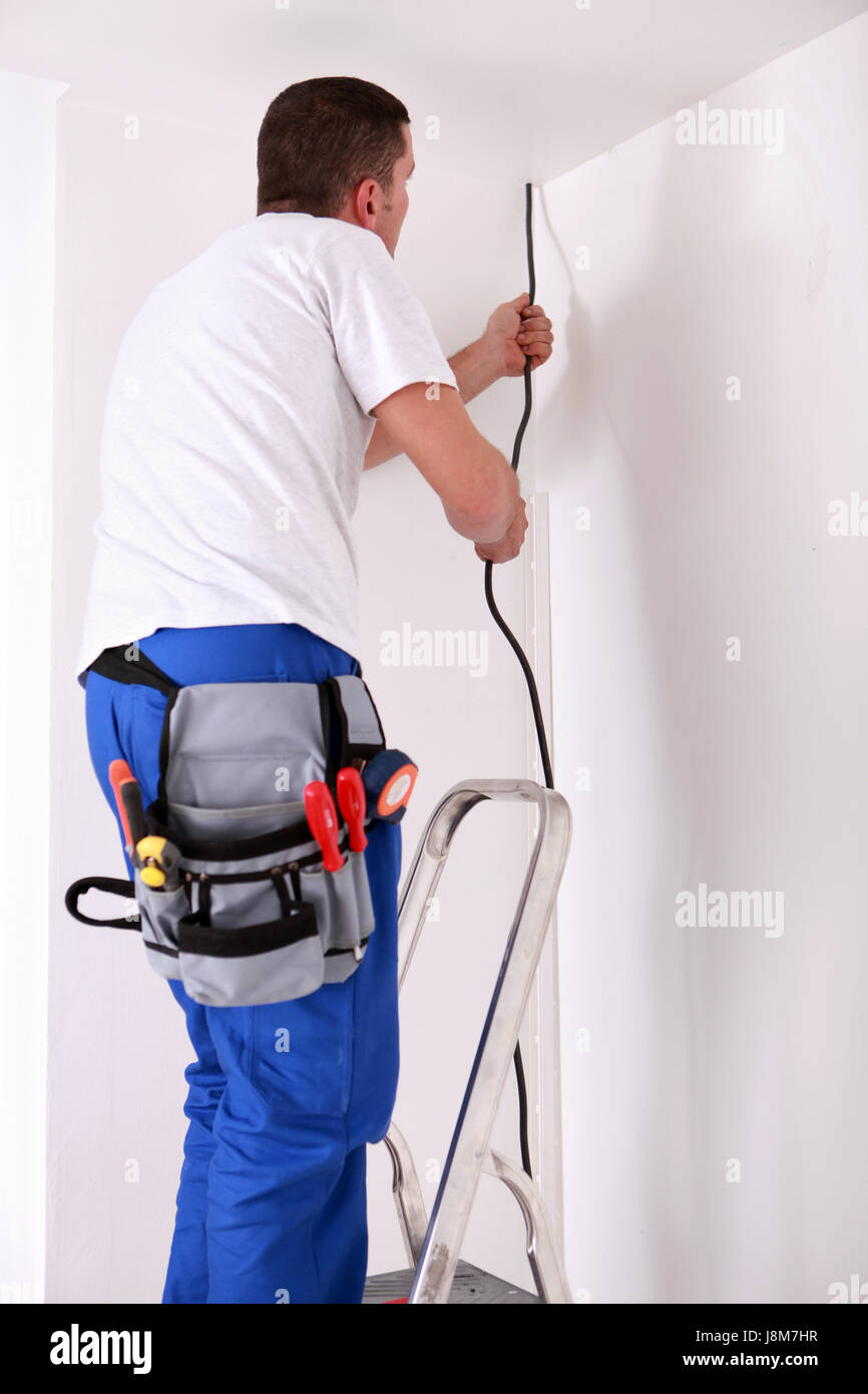 cable, accuracy, back, rear, coaxial, arranging, ceiling, current ...