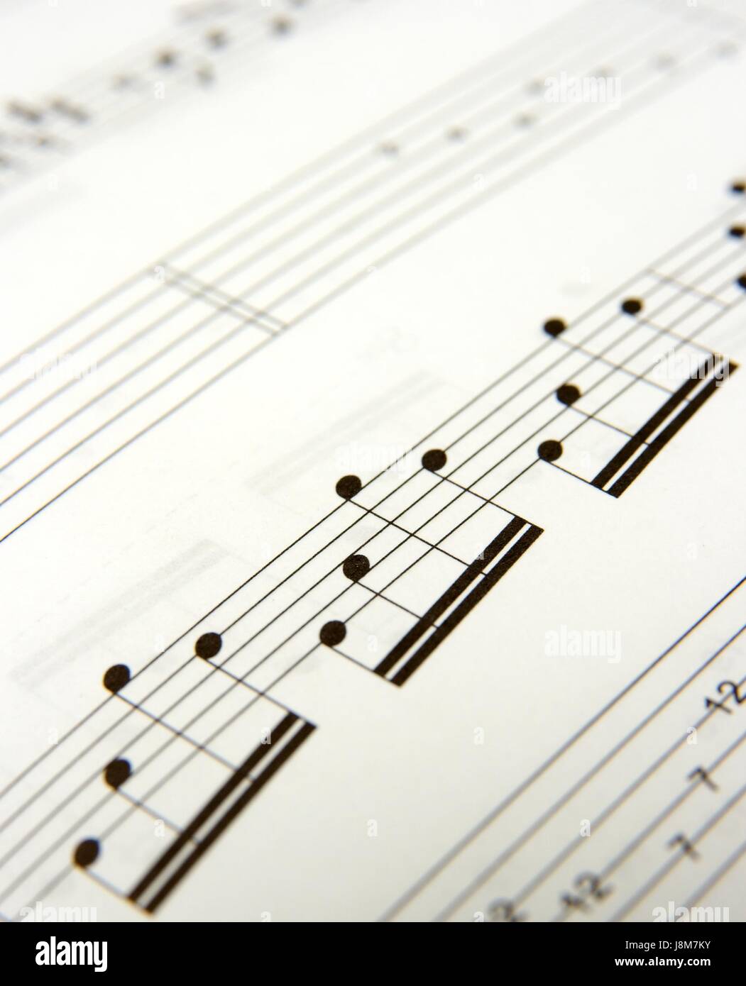 Musical score sheet music hi-res stock photography and images - Alamy
