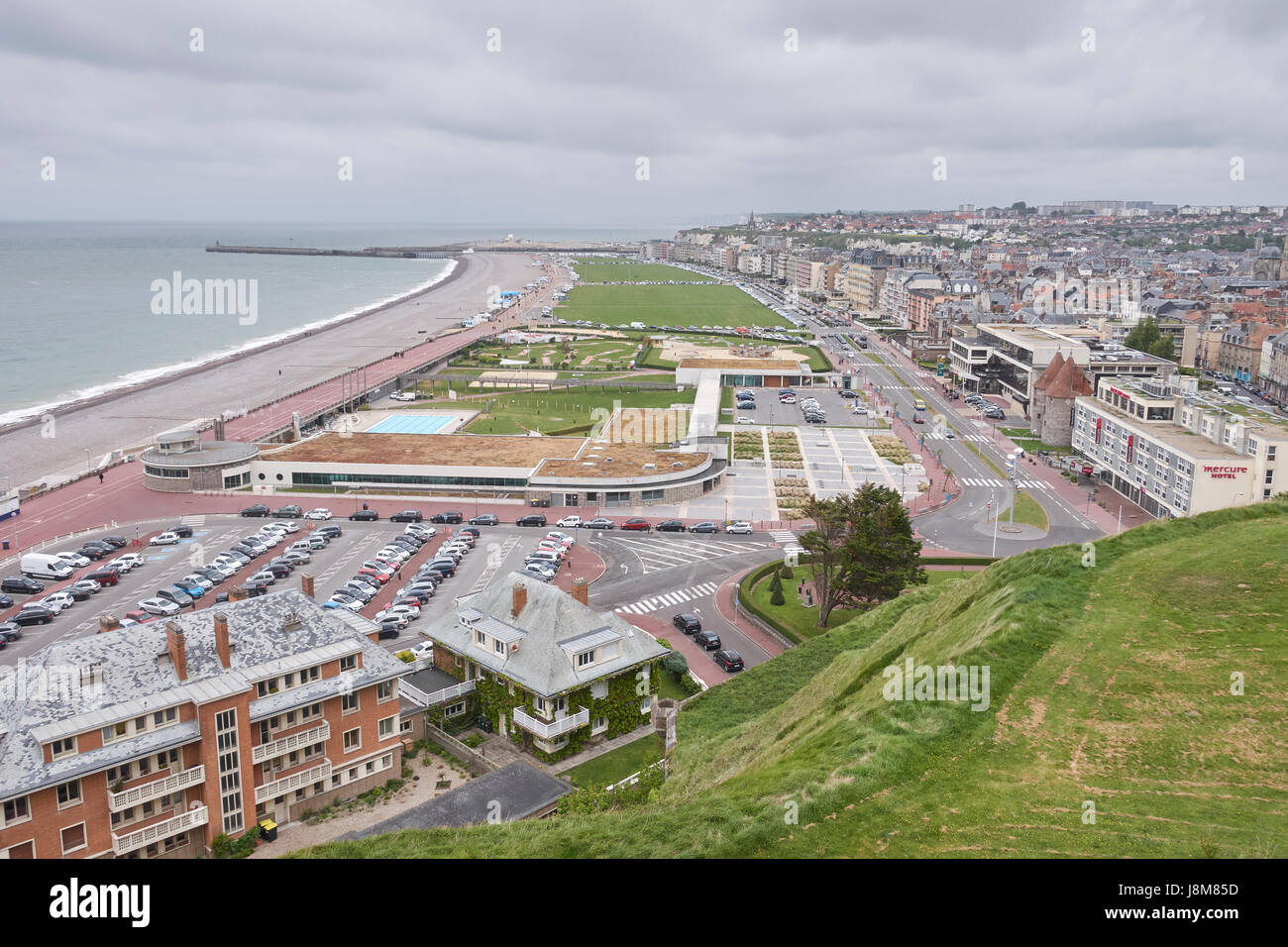 City of Dieppe, Normandy, France. View from the hill Stock Photo - Alamy