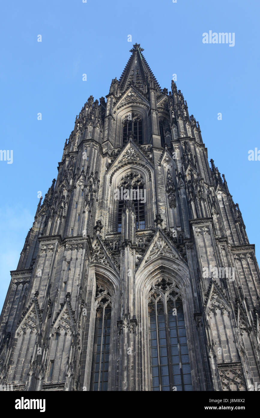 tower, cologne, cathedral, sightseeing, steeple, emblem, tower, church ...