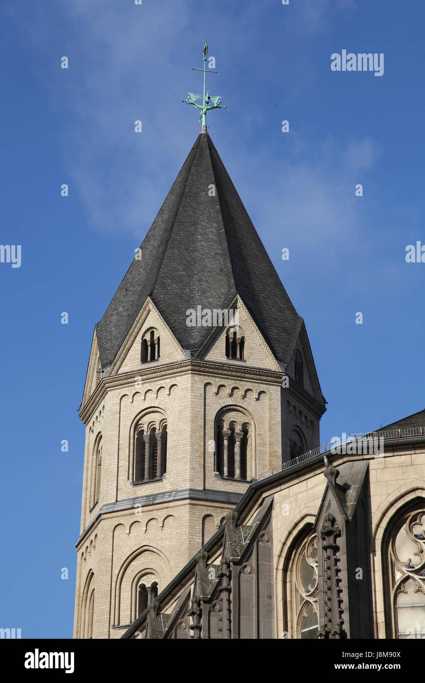 the st. andreas church in cologne Stock Photo - Alamy