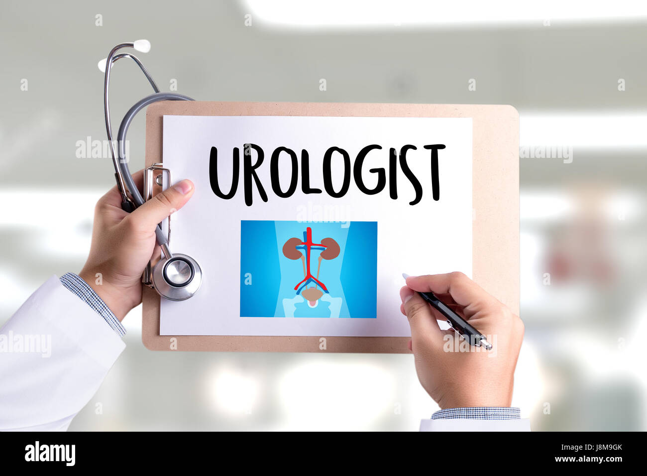 Urologist healthcare, profession, people and medicine Stock Photo - Alamy