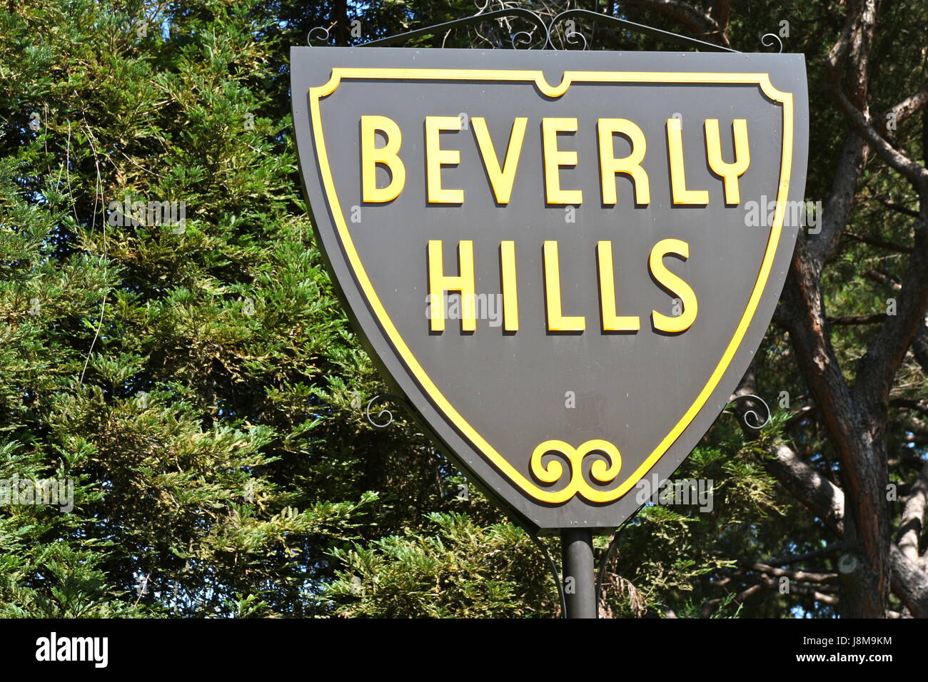 Beverly hills shield hi-res stock photography and images - Alamy