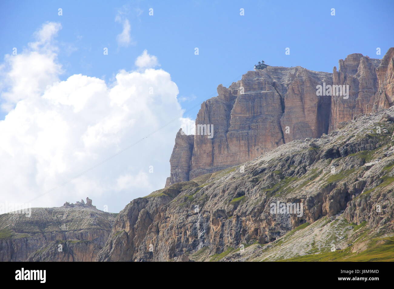 part of the sella massif Stock Photo - Alamy