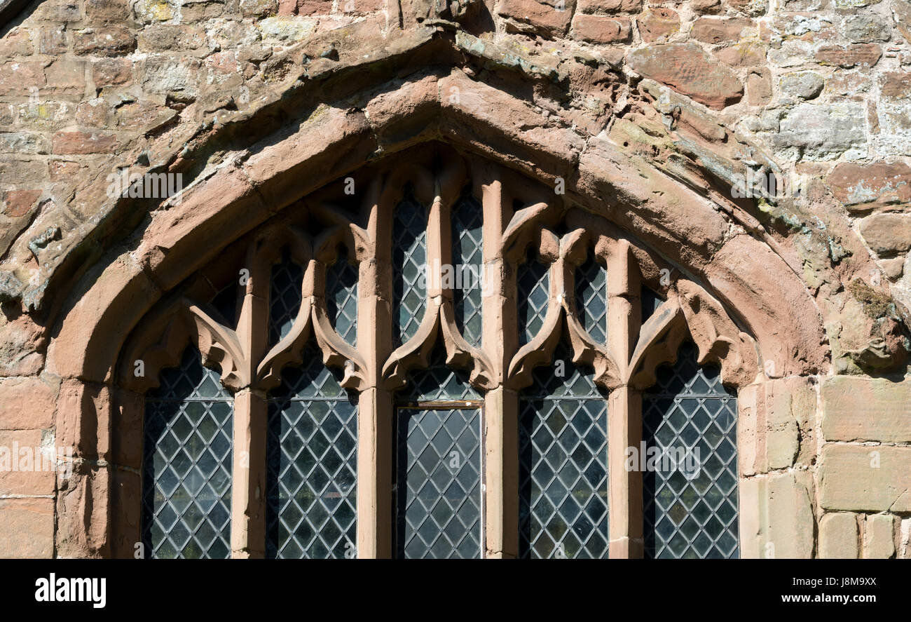 The east window, St. Peter`s Church, Bickenhill, West Midlands, UK ...