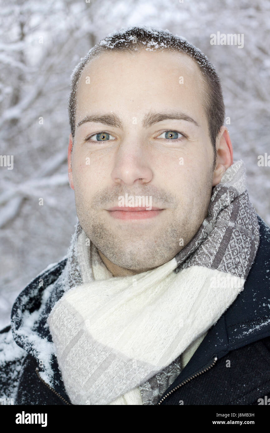 man in winter Stock Photo - Alamy