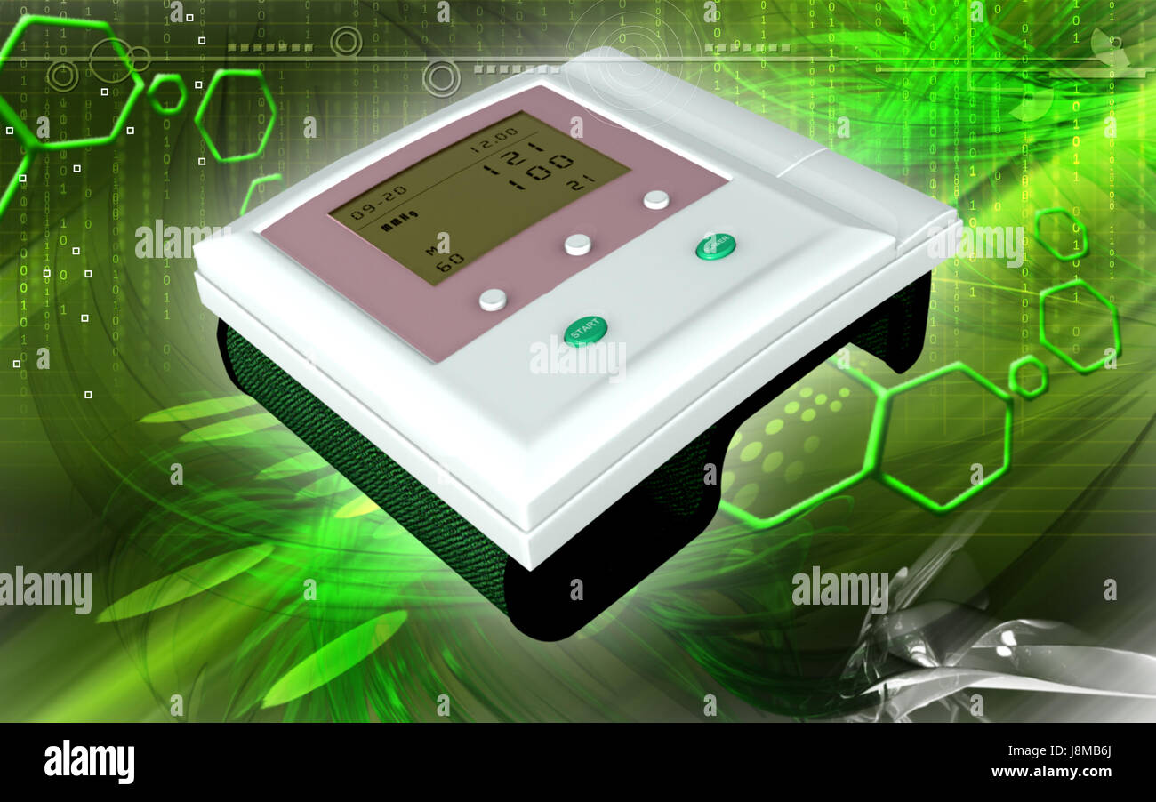 medicinally, medical, graphics, colour, illustration, monitor, hospital ...