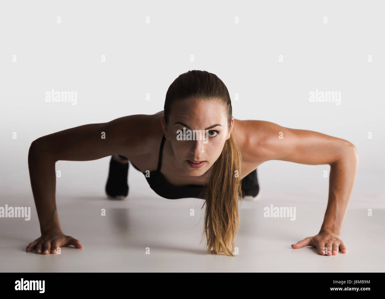 Woman six pack gym hi-res stock photography and images - Alamy