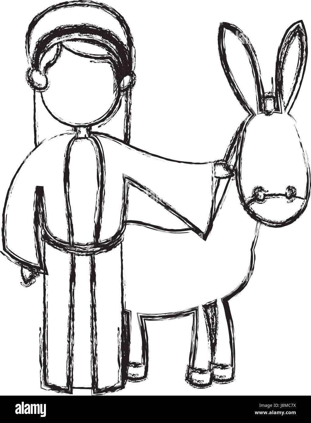 Character manger joseph Stock Vector Images - Alamy