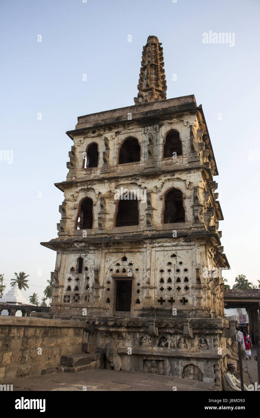 Watch tower , Banashankari Temple, Karnataka, India facade, Badami ...