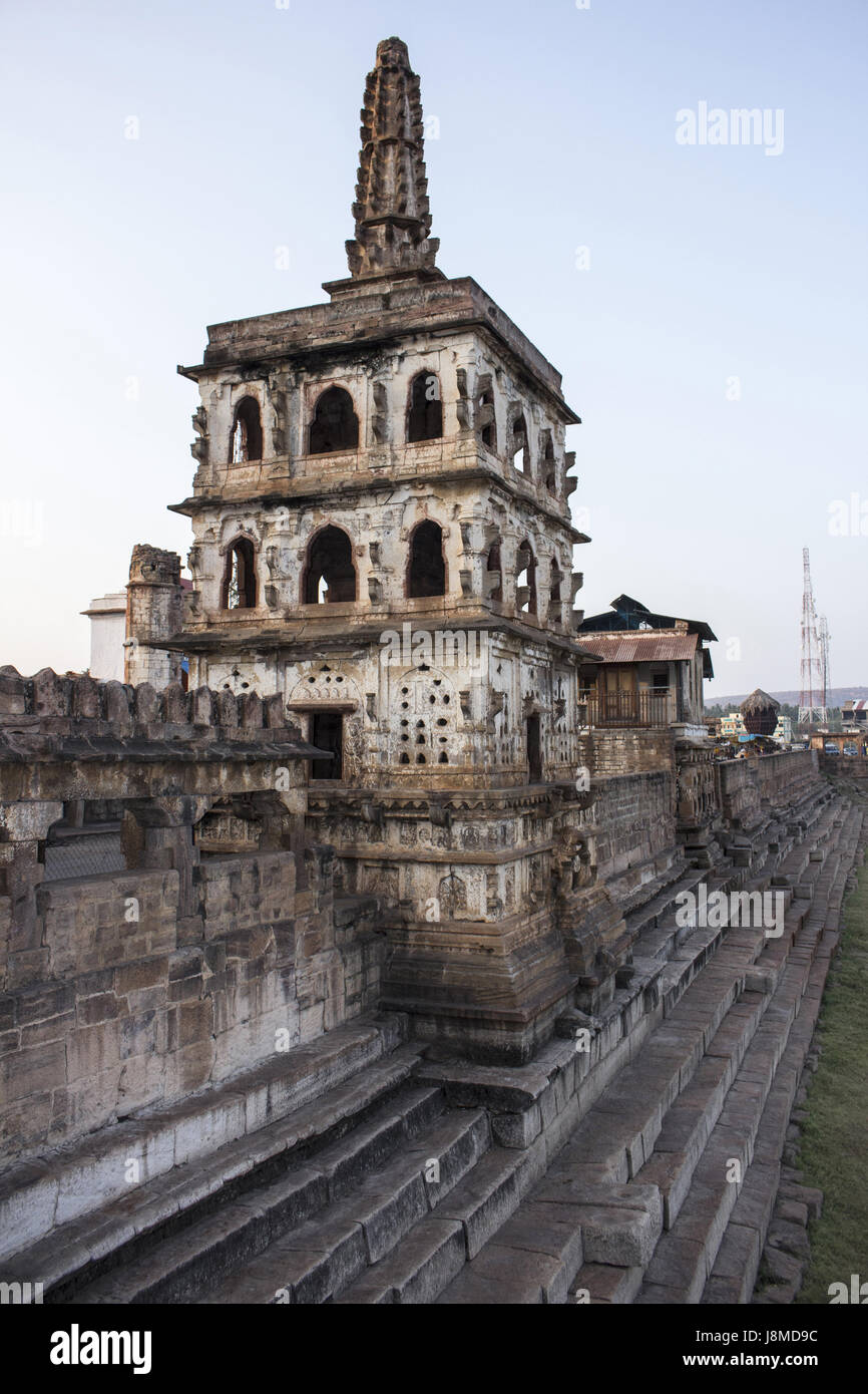 Watch tower , Banashankari Temple, Karnataka, India facade, Badami ...
