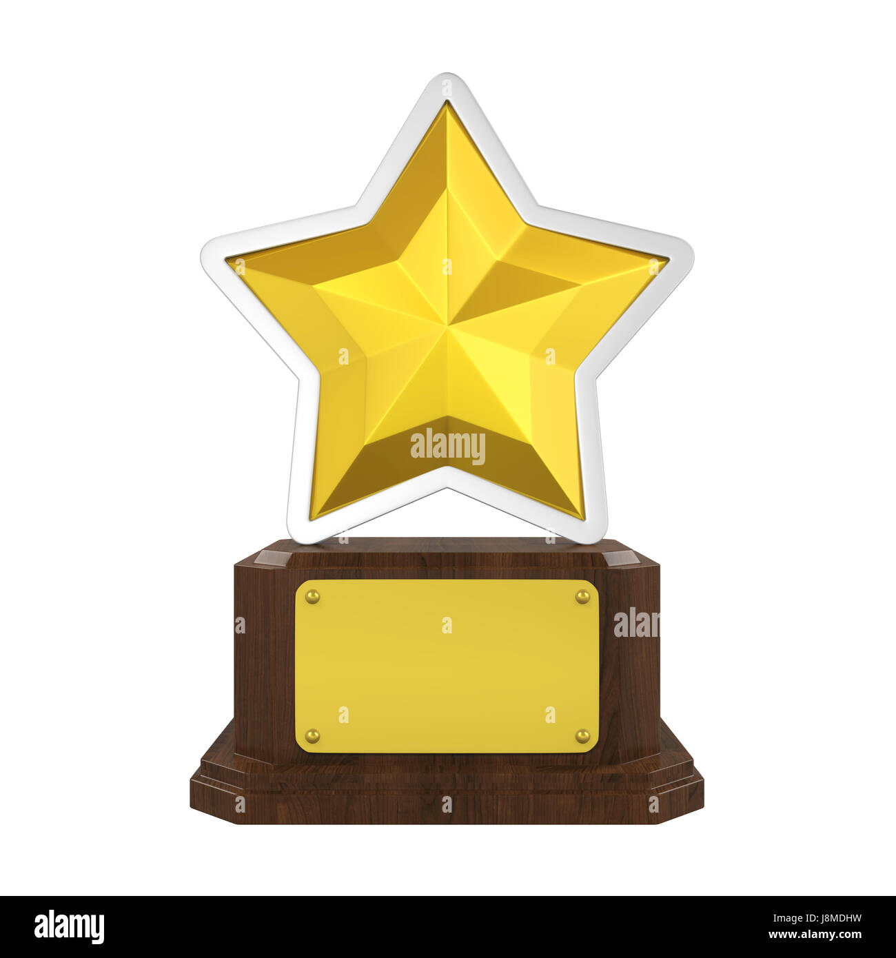 Winner trophy star golden hi-res stock photography and images - Alamy