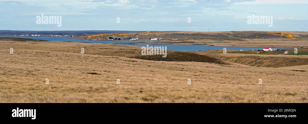 Falkland Islands - Goose Green and Darwin Stock Photo - Alamy